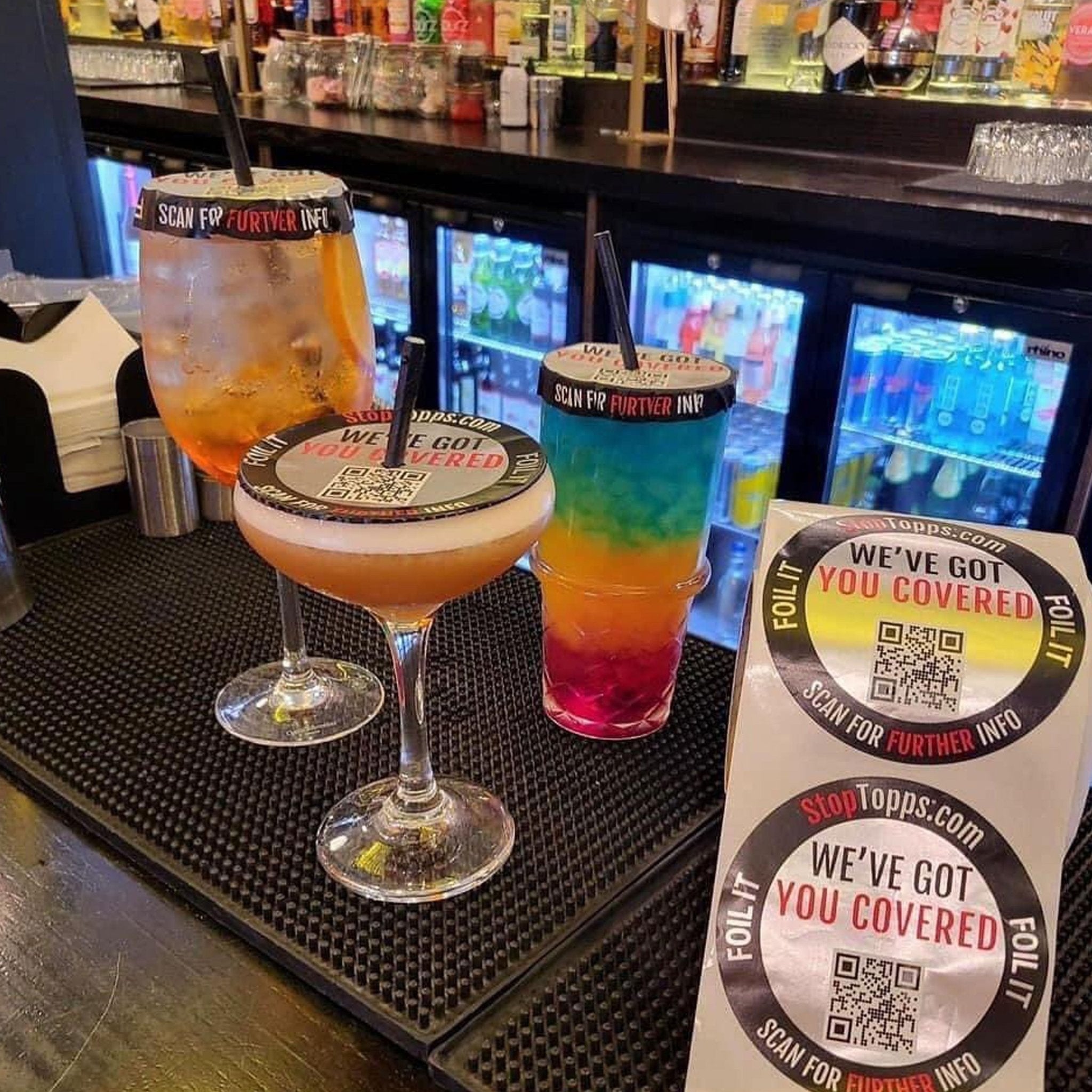 StopTopps versatile drink-protectors