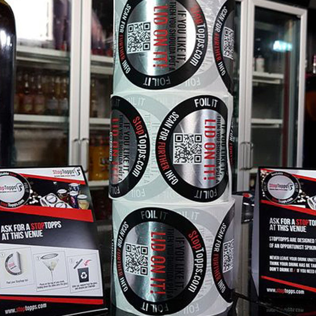 The Original StopTopps - Because drink spiking stinks